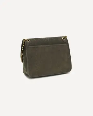 Saint Laurent Niki Logo Plaque Shoulder Bag