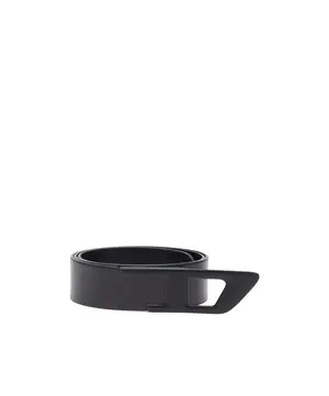 DIESEL® D Logo Belt - Black