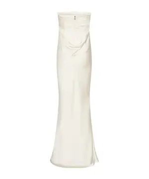 ROTATE BY BIRGER CHRISTENSEN Corsage Draped Long Dress - No
