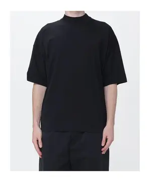 JIL SANDER Mock-neck T-shirt - Black