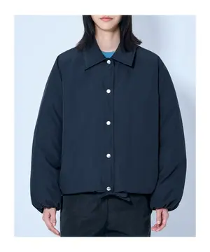 JIL SANDER Snap-front Drawstring Jacket - Black