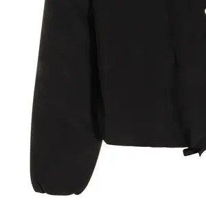JIL SANDER Snap-front Drawstring Jacket - Black
