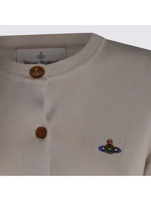 VIVIENNE WESTWOOD Orb Button Cardigan - Nude