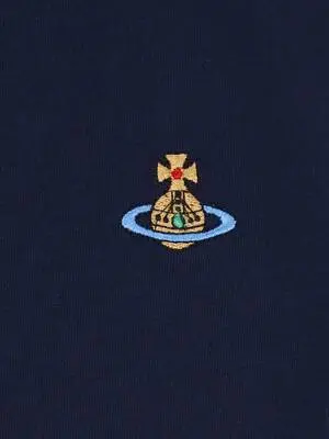 VIVIENNE WESTWOOD Orb Logo Sleeveless Top - Navy