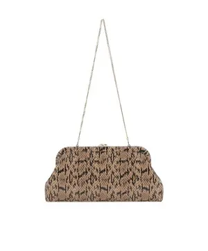 JIMMY CHOO Snakeskin Pattern Shoulder Bag