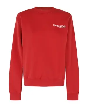 SPORTY  RICH Sporty & Rich Long-sleeved Sweatshirt