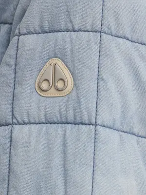 Moose Knuckles Quilted Bomber Jacket - Gray
