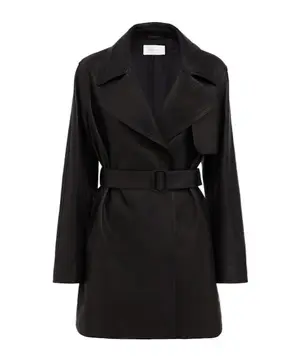 THE ROW Siempre Soft Calf Leather Short Coat