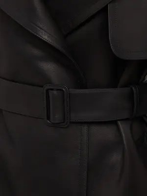 THE ROW Siempre Soft Calf Leather Short Coat