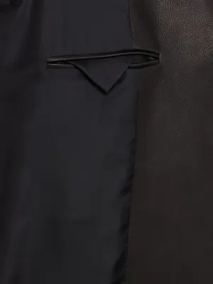 THE ROW Siempre Soft Calf Leather Short Coat