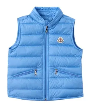 Moncler Lightweight Quilted Down Vest - Blue