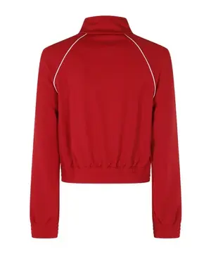 SPORTY  RICH Sporty & Rich Long-sleeved Zip-up Sweatshirt