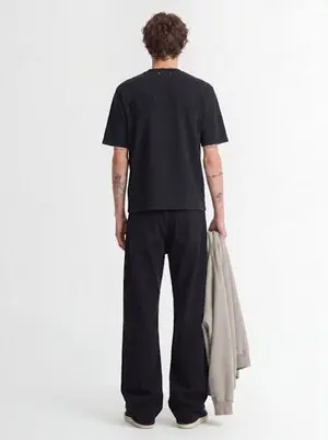 GOLDEN GOOSE Relaxed Cotton Jersey T-shirt - Black