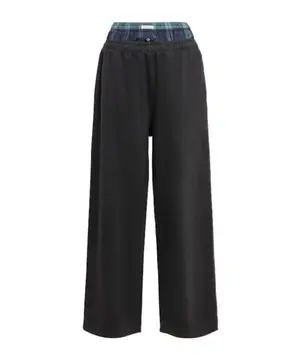 Acne Studios Organic Cotton Drawstring Wide Leg Pants