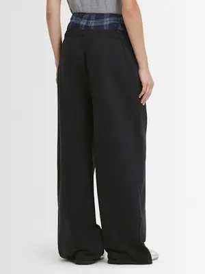 Acne Studios Organic Cotton Drawstring Wide Leg Pants