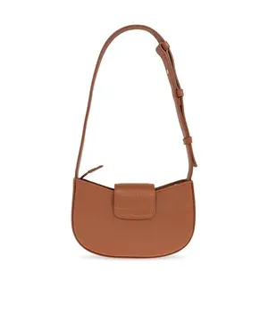 FERRAGAMO Double Gancini Mini Bag - Brown
