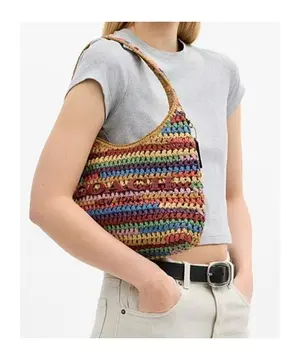 COACH 28 Brooklyn Interwoven Tote Bag