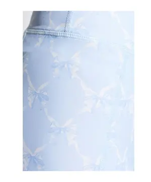 LoveShackFancy Kimi High-rise Performance Trousers With Bow Print