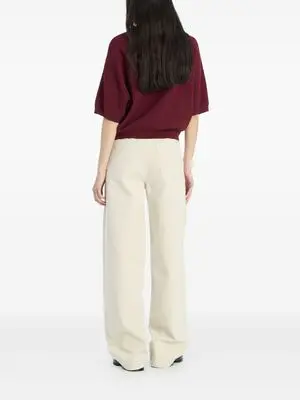 ROTATE BY BIRGER CHRISTENSEN Knitted Polo Top - No