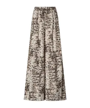 Pinko Printed Wide-leg Trousers