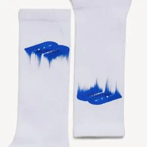 Balenciaga Logo Detailed Ribbed Socks