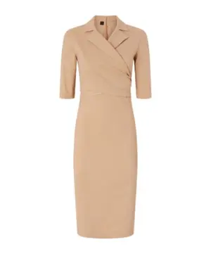 Pinko Bow Detailed Slim-fit Midi Dress - No