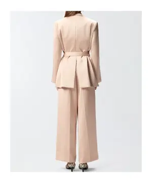 Pinko Long Sleeve Tie-belt Jacket