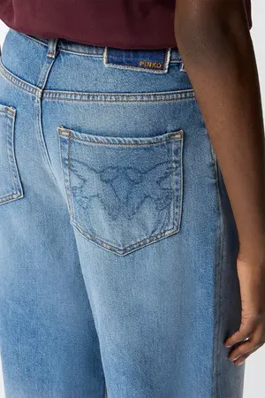 Pinko High-rise Straight-leg Jeans