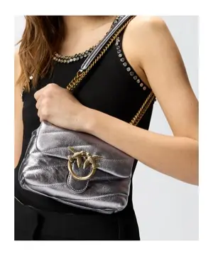 Pinko Quilted Chain Crossbody Bag