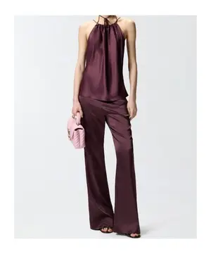 Pinko Satin Flared Trousers