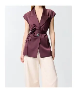 Pinko Sleeveless Satin Jacket