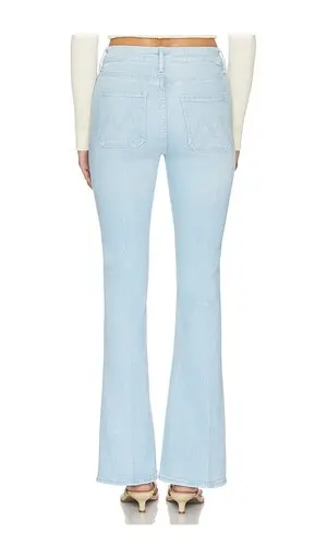 MOTHER Patch Pocket Weekend Jeans - Blue