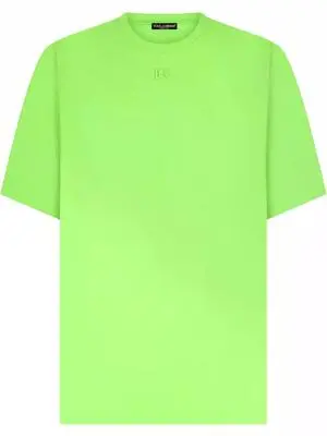 Dolce & Gabbana Embroidered Logo T-shirt - Green