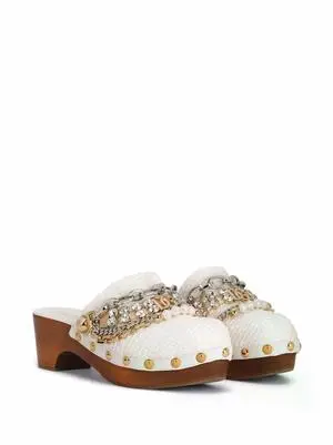 Dolce & Gabbana Embellished Clog Mules