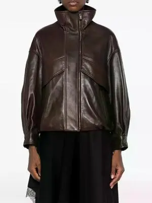 Nour Hammour Roland Leather Jacket