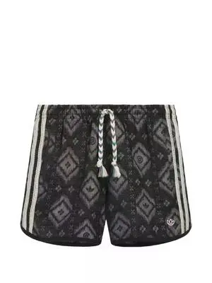 Adidas Heritage Print Drawstring Shorts