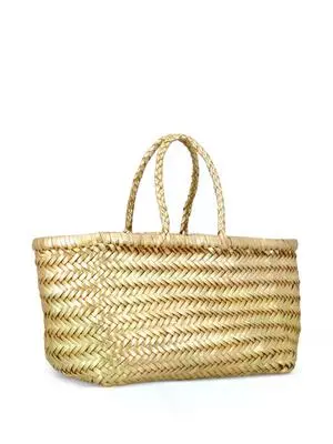 Dragon Diffusion Small Triple Jump Leather Tote Bag