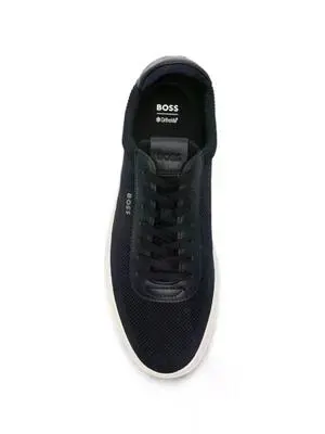 Emporio Armani Round-toe Lace-up Sneakers