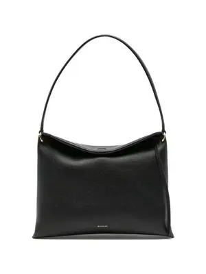 WANDLER Grained Leather Tote Bag - Black