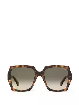 Moschino Tortoiseshell Square Frame Sunglasses - Brown