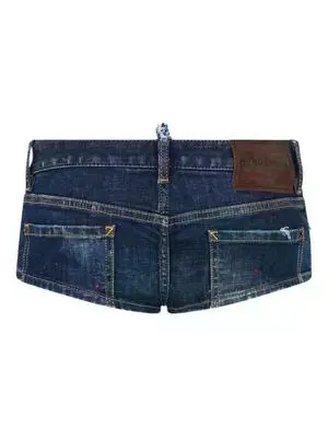 Dsquared2 Dark Busted Rebel Mini Shorts