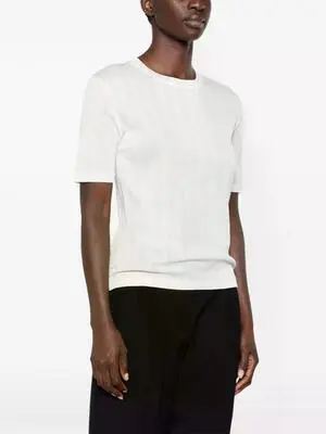 THE ROW Etina Short-sleeve T-shirt - Neutrals