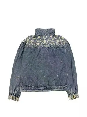 MAISON HOTEL Loretta Embroidered Denim Jacket