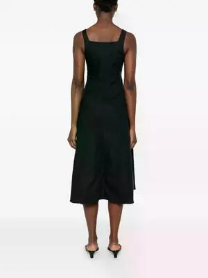 MARC ELLIS Square-neck Midi Dress