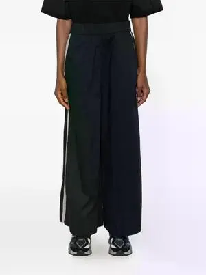 MARC ELLIS Side-stripe Wide-leg Trousers