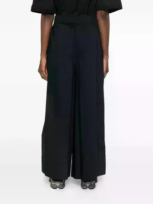 MARC ELLIS Side-stripe Wide-leg Trousers