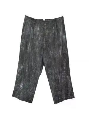 RUNDHOLZ Pinstripe Faded Effect Trousers - Black