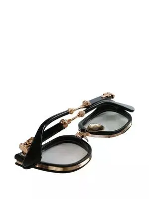 Chrome Hearts Cross-embellished Square-frame Glasses