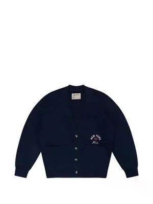 Aimé Leon Dore New York Mets Embroidered Cardigan - Blue