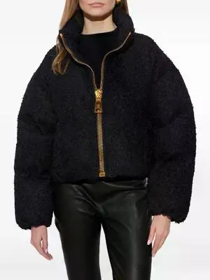 Balmain Bouclé Texture Zip-up Jacket